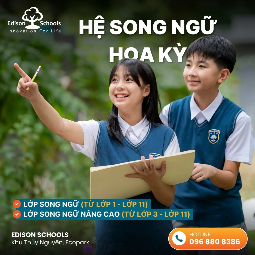 Trường PTLC Edison Ecopark thông báo tuyển sinh năm học 2026-2027 ...